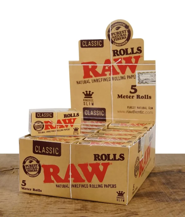 RAW Classic Rolls King Size Slim 5m 24er Box - DIESER MONAT NUR ...